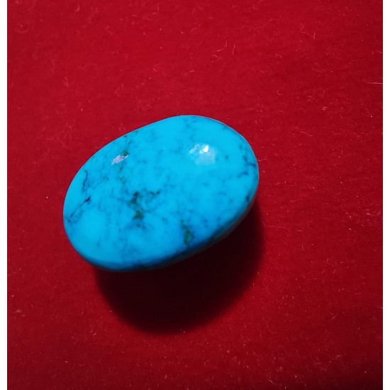 Natural Firoza Stone / Turquoise Stone Lab Certified 15.55 Ratti / 14 ...